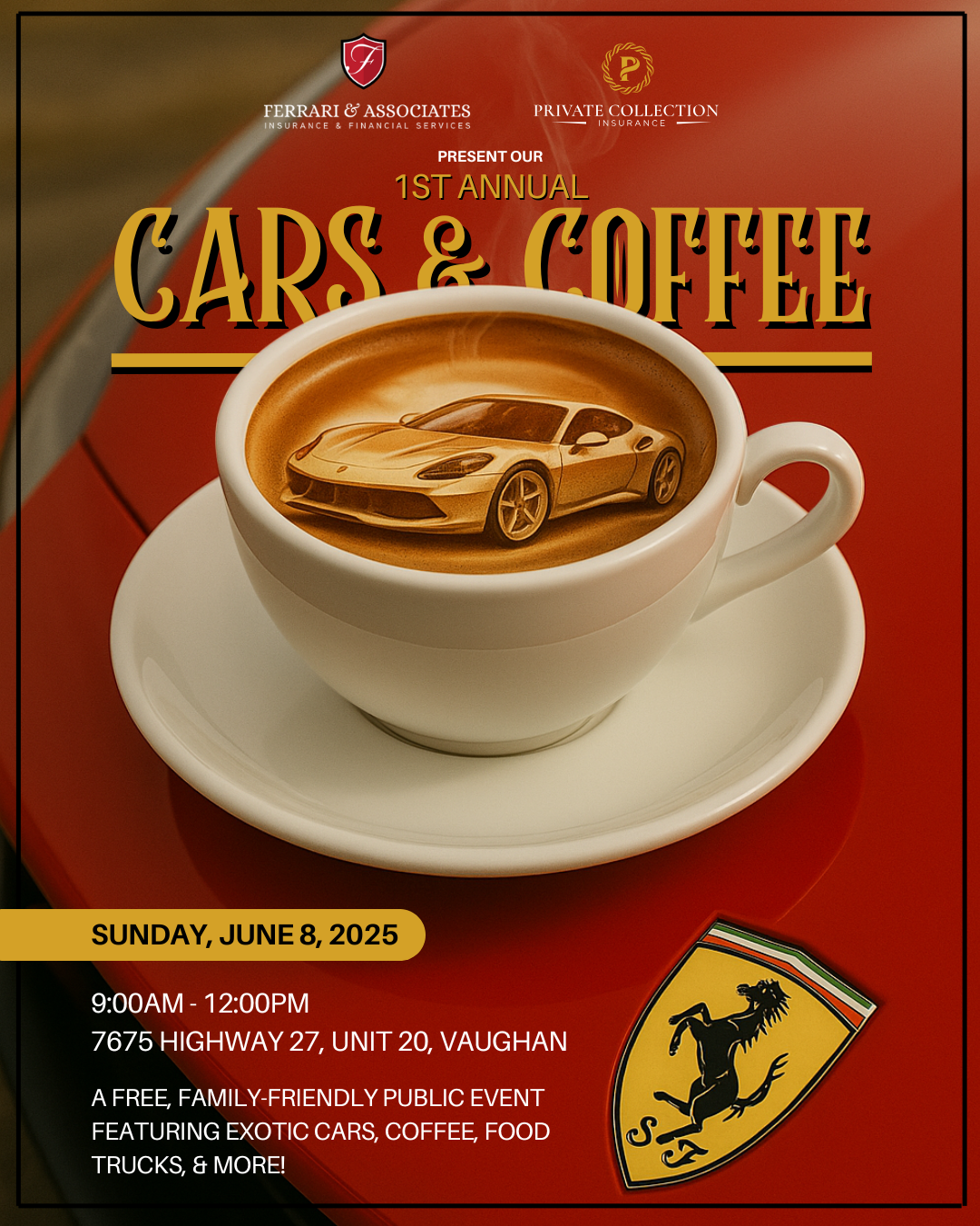Cars and Coffee Event – Private Collection Insurance